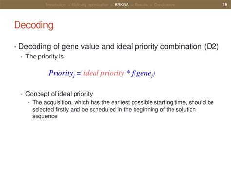 Ppt Biased Random Key Genetic Algorithm With Hybrid Decoding For Multi Objective Optimization