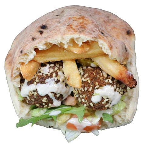 Falafel Fries Pita Falafel Station Restaurant In Jersey City