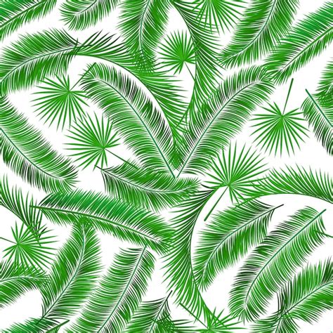 Palm Leaf Pattern Background
