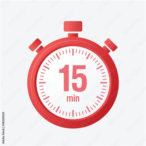 Stopwatch Icon Logo Chronometer Timer Sign Stopwatch Icon Isolated