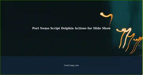 how to port nemo script dolphin actions to show slide show of selected