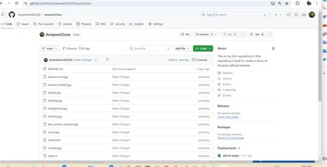 [video] launched my first git repository on amazon clone aman dwivedi posted on the topic