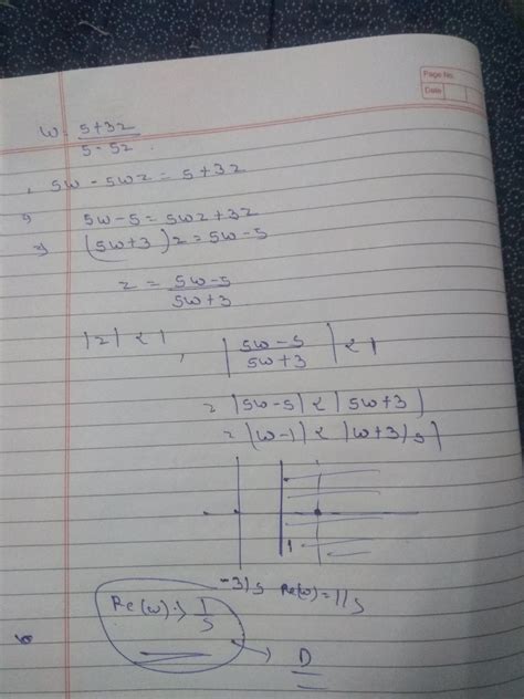 "(d) straight line whose slope is 1 .n3 Let ( z in C ) be such that ...