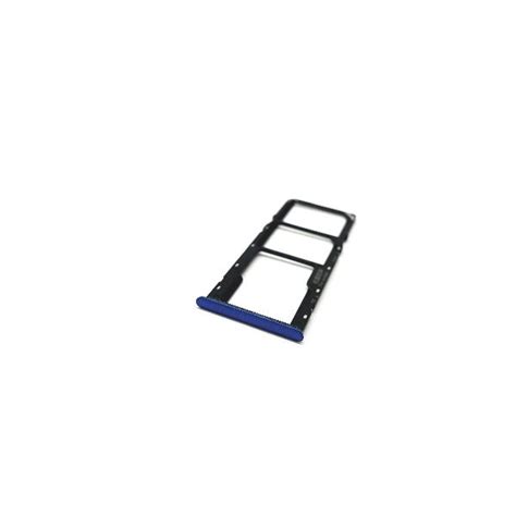 Soporte De Bandeja Doble SIM Y SD Para Realme 5 Pro RMX1971 Azul