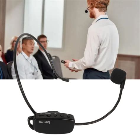 CASQUE DE MICROPHONE Sans Fil Micro Casque Sans Fil UHF Réduction Du