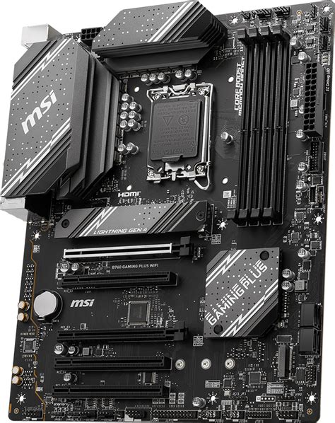 Msi B760 Gaming Plus Wifi Atx Intel 13th12th Gen 12 Phases Ddr5 Pcie 40 25g Lan Wi Fi 6e