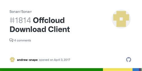 Offcloud Download Client · Issue 1814 · Sonarrsonarr · Github