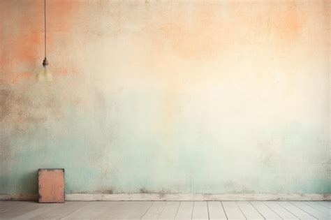 Premium Photo Pastel Color On A Wall Background