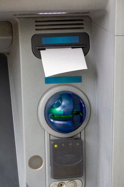 premium photo automated teller machine