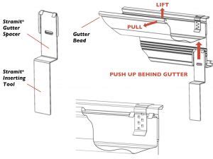 Stramit Gutter Spacer For Gutter Overflow Online Roofing Australia