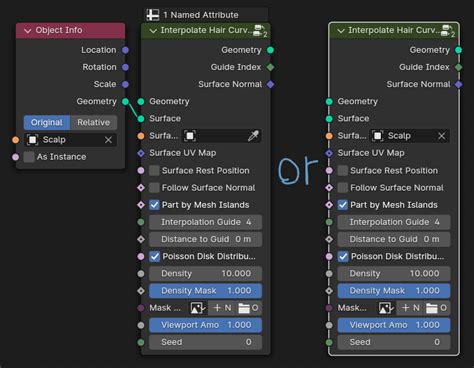 Geometry Nodes Interpolate Hair Curve Leaves Only One Strand Blender Stack Exchange
