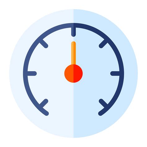 isolated seo optimization in flat icon on white background speedometer