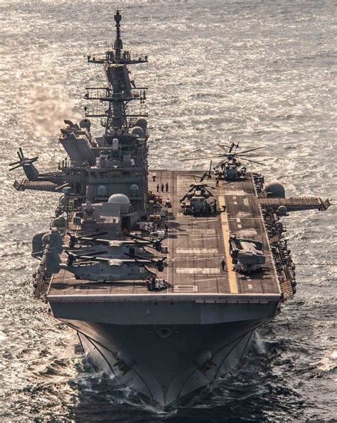 Uss Iwo Jima Lhd 7 Wasp Class Amphibious Assault Ship Multi Purpose Us