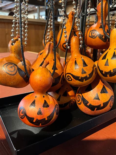 Gourd Jack O Lantern Necklace For Halloween Tennessee Spinner Gourd