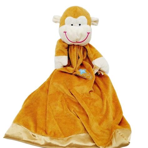 Dan Dee Toys Dan Dee Monkey Stars Brown Satin Plush Read Poshmark