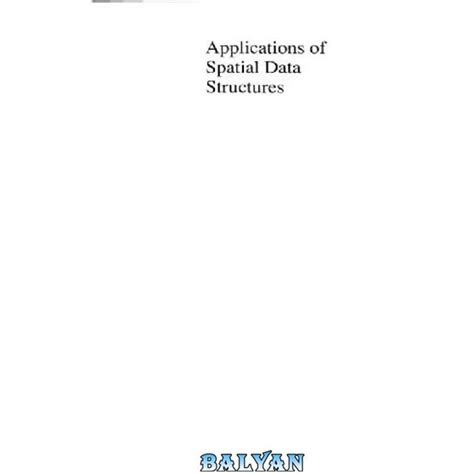 خرید و قیمت دانلود کتاب applications of spatial data structures to