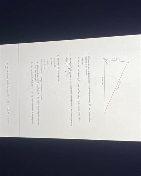 Solved Create Two Variables A And B And Do The Chegg