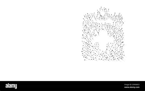 3d Rendering Of Nails In Shape Of Symbol Of Medical Notes With Cross