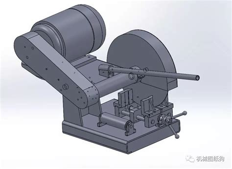 【非标数模】24寸手动铝棒锯电动送料机3d模型图纸 Solidworks设计solidworks 仿真秀干货文章