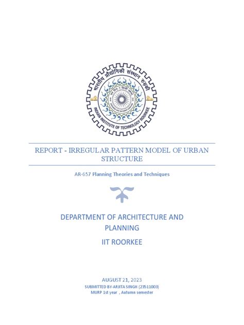 Irregular Pattern Model Arjita Singh 23511003 Pdf Natural