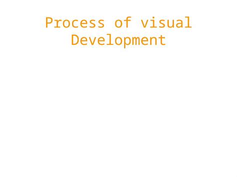 Ppt Process Of Visual Development Dokumen Tips