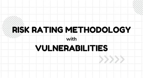 Risk Rating Methodology With Vulnerabilities By Datafarm Medium