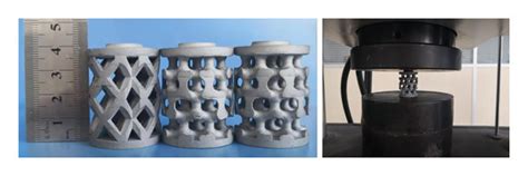 Specimens With AM And Their Compression Test Download Scientific Diagram