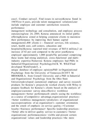 Case Conduct Survey Find Issues In Surveyskenexa Found In Pdf
