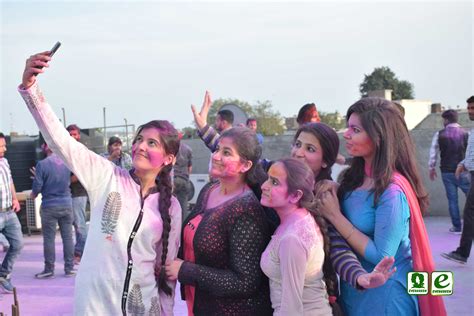 Sneaks From The Holi Celebration At Office It Was Much More Than Splashing Colours Evergreen
