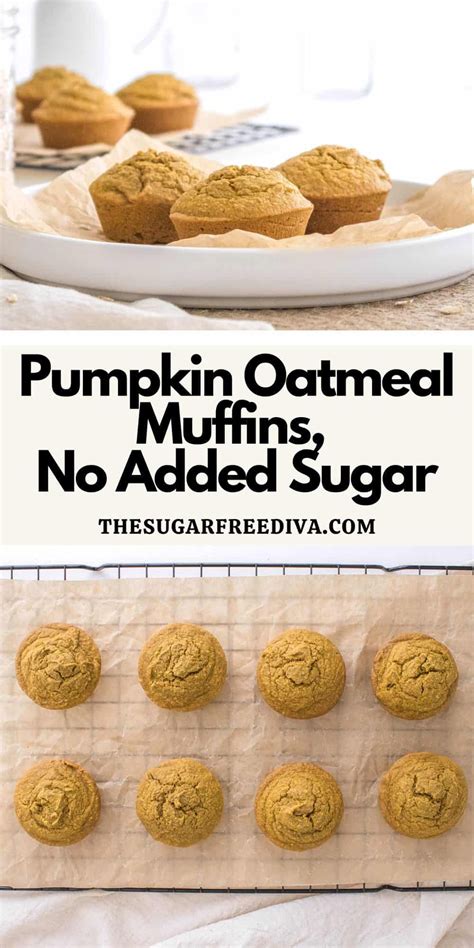 Pumpkin Oatmeal Muffins No Added Sugar Artofit