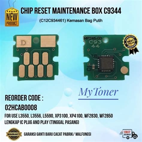 Jual Chip Reset Maintenance Box C9344 C12c934461 Printer L3550 L3556 L5590 Xp3100 Xp4100 Wf2830