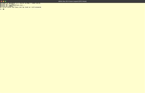 Install Snow Leopard In Qemu UTM And VMware Fusion MacRumors Forums