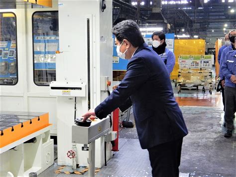 新規導入500トン サーボプレス2基ATC付ロボットベンダー火入れ式を執り行いました オグラ金属株式会社