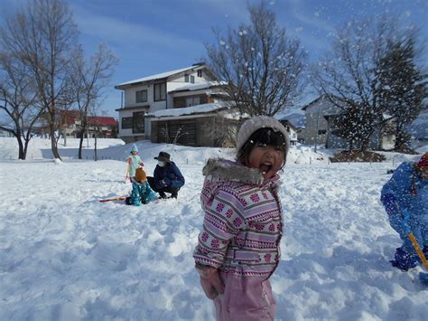 豪雪地帯のゆきあそび♥〜2歳児編〜 信州やまほいくの郷