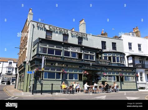 The Charles Dickens Pub On The Seafront In Broadstairs On The Isle Of