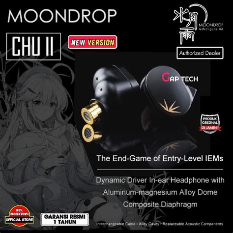 Jual MOONDROP CHU II CHU 2 CHU2 CHU 2 DSP CHU II DSP Dynamic