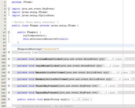 Membuat Form Login Register Dan Input Data Beserta Tabel Menggunakan Java Netbeans Tanpa
