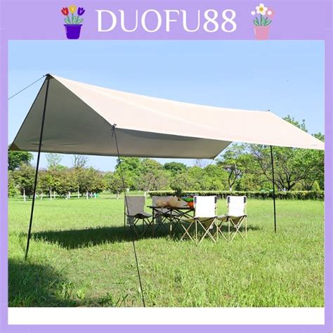 Ultralight Weight Flysheet Waterproof Groundsheet Camping Tarp Shelter