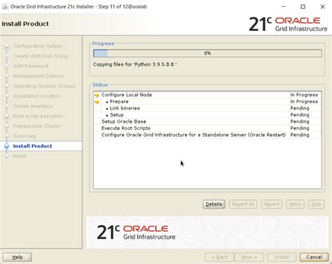Cài đặt Oracle Grid Infrastructure 21c Standalone Trên Linux 7