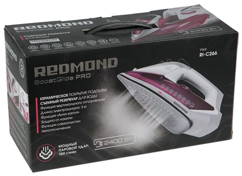 Обзор утюга Redmond RI-C266: без Bluetooth, зато с рядом необходимых ...