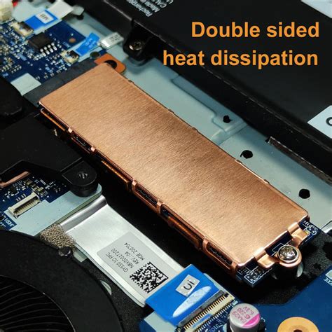 SSD-накопитель M.2 NVME Heastenk с нано-термоподушками, медный радиатор ...