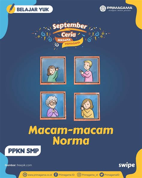 Primagama Id Yok Belajar Tentang Macam Macam Norma Di Facebook