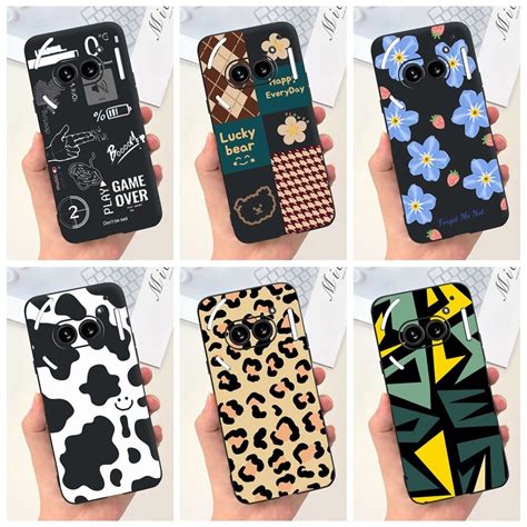 Nothing Phone A Lovely Printing Casing Nothing Phone A A Black Silicone Soft Case Shopee