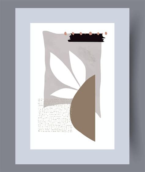 Premium Vector Abstract Chaos Contemporary Sketch Wall Art Print