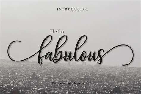 Free Fabulous Script Font Creativebooster