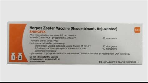 Shingrix Vaccine At ₹ 9000 Piece Vaccinator In Ulhasnagar Id 2850921702691