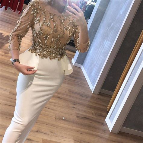Sheath Prom Dresses Pearls Prom Dresses Back Slit Prom Dresses Cg202