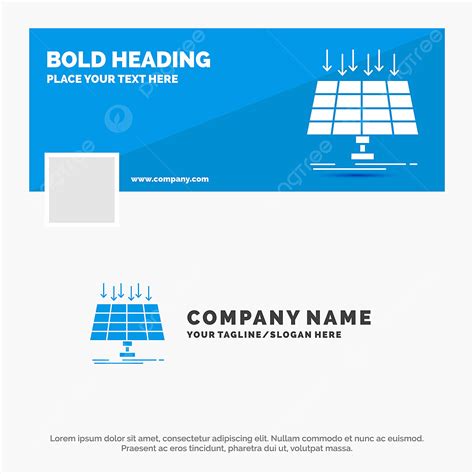 Blue Business Logo Template For Solar Panel Energy Technology