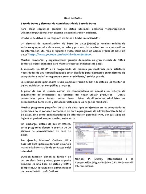 tema 4 base de datos pdf mi sql bases de datos
