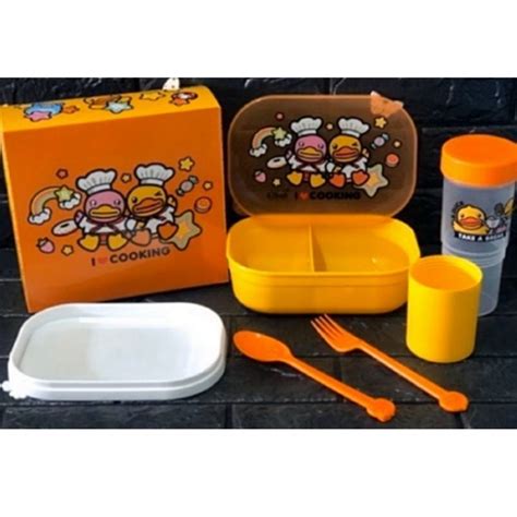 ชุดกล่องอาหาร B Duck สินค้าพรีเมี่ยม Tesco Lotus บีลีฟซอร์สซิ่ง ตลาดกลางค้าวัสดุก่อสร้าง บ้าน